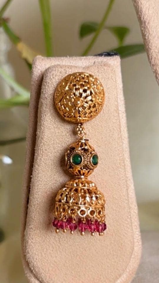 Layered Gold Necklace Matar Mala Set Indian Ball Beaded Necklace Set ...