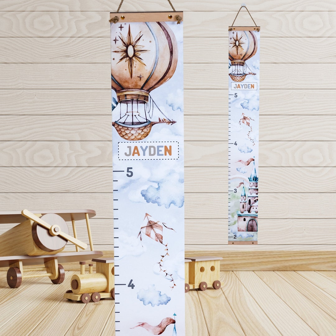 Introducing a Personalized Canvas Growth Chart for Your Little One - Etsy