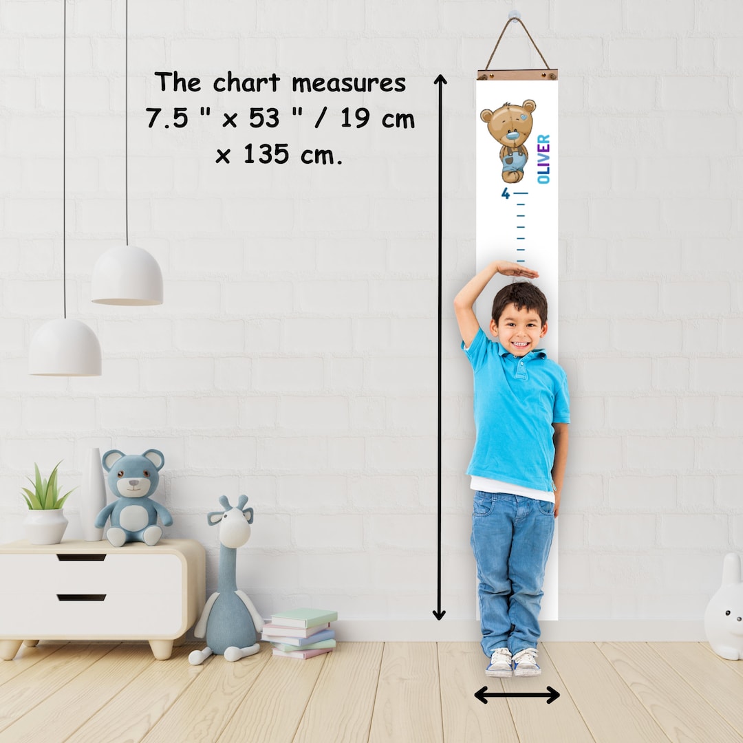 Kid's Room Wall Hanging Heigh Chart - Etsy