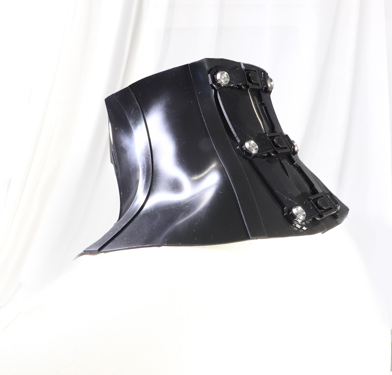 Latex Cyberpunk Neck Corset - Straight Lines - Etsy