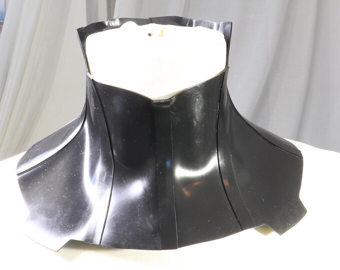 Latex Cyberpunk Neck Corset - Flowing Seamlines - Etsy
