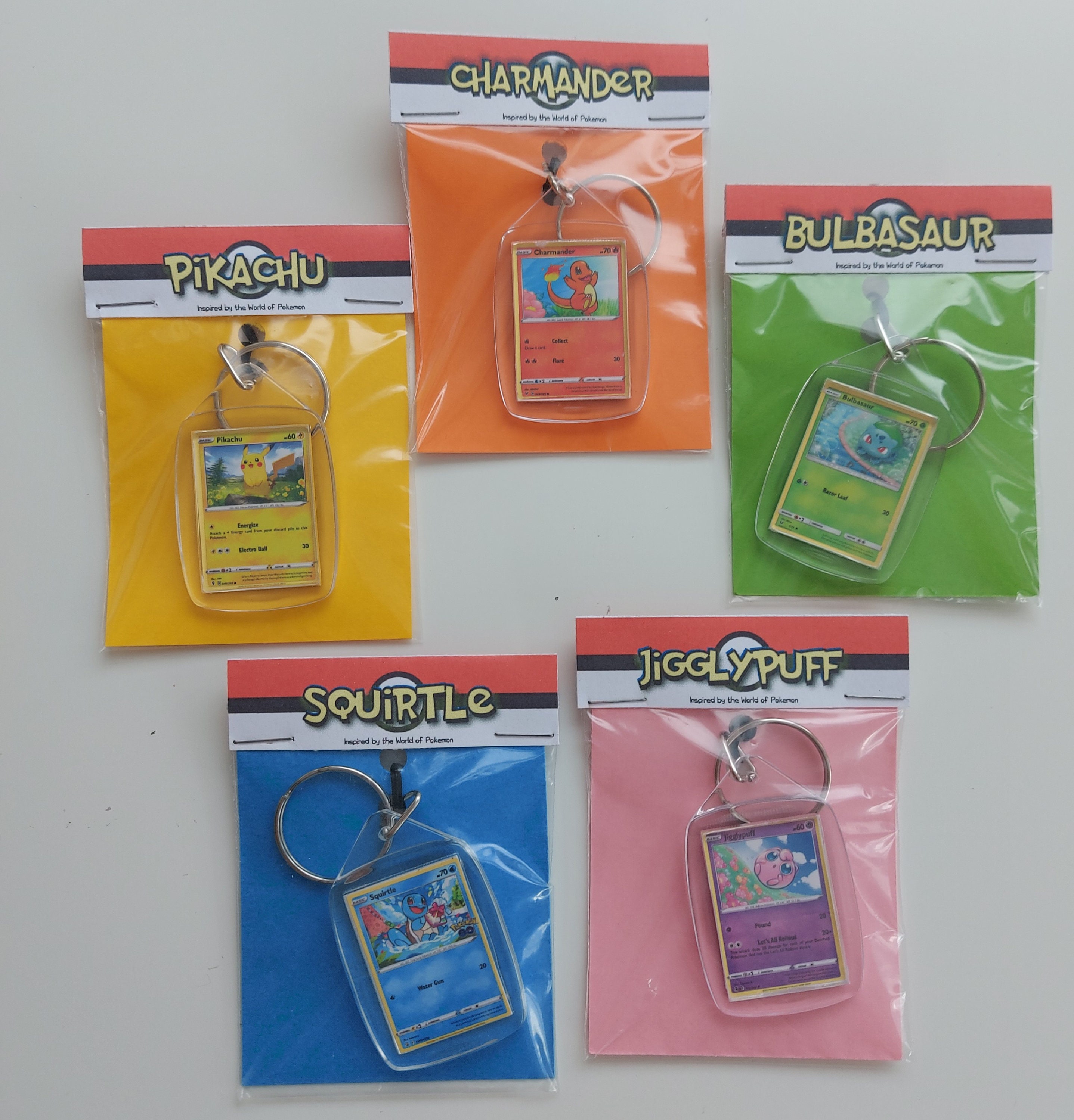 Mini Pokemon Card Keyrings Custom - Etsy UK