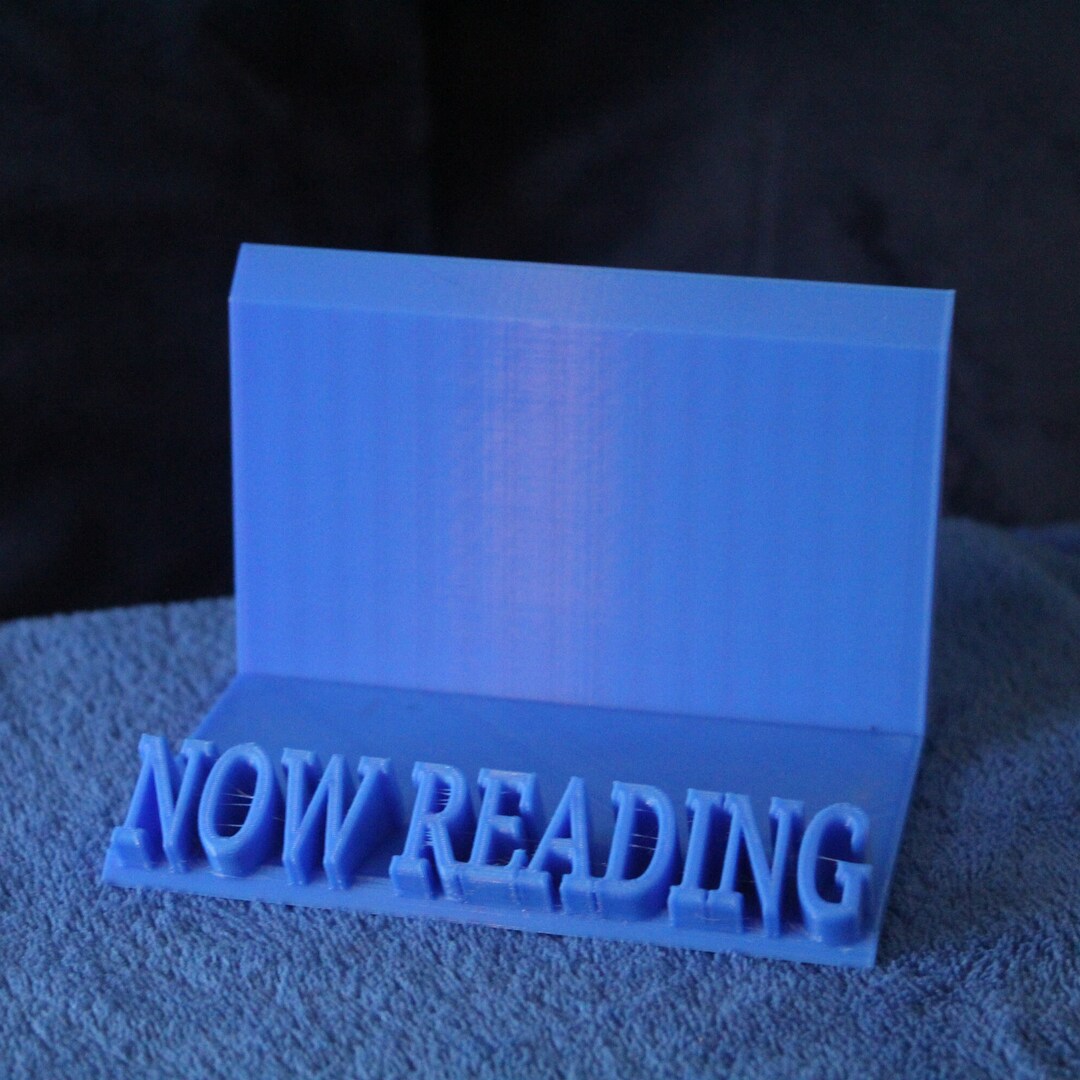 Now Reading Book Stand Custom 3D Printed Book Gifts Gifts for Bookworms ...