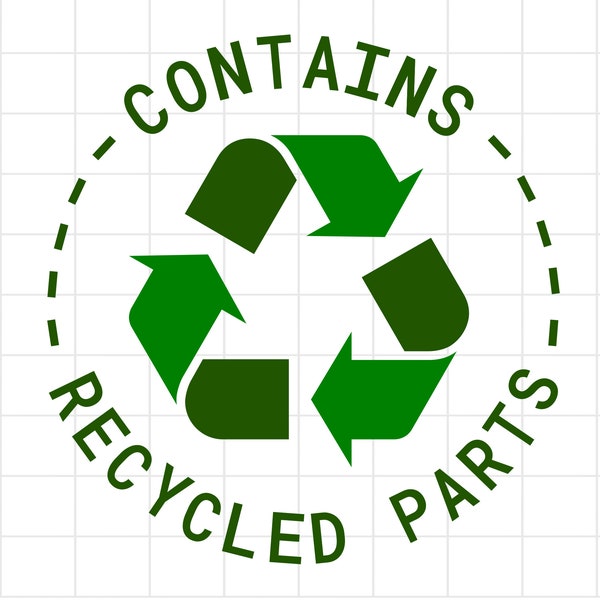 Recycled Parts Svg - Etsy