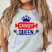Candy Queen SVG Sweets PNG Funny Cute Halloween Princess Clipart Vector ...