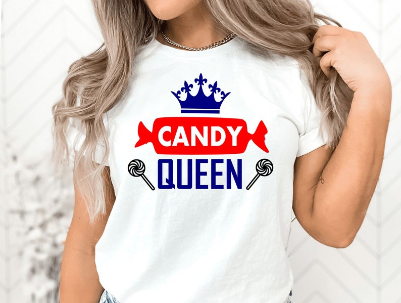 Candy Queen SVG Sweets PNG Funny Cute Halloween Princess - Etsy