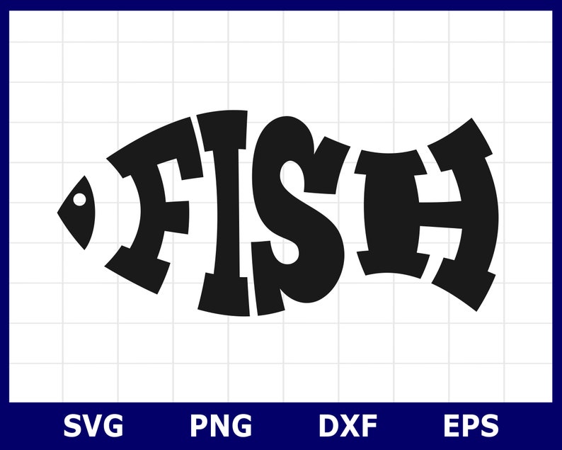Fish SVG Fishing PNG Clipart Vector Cricut Design - Etsy