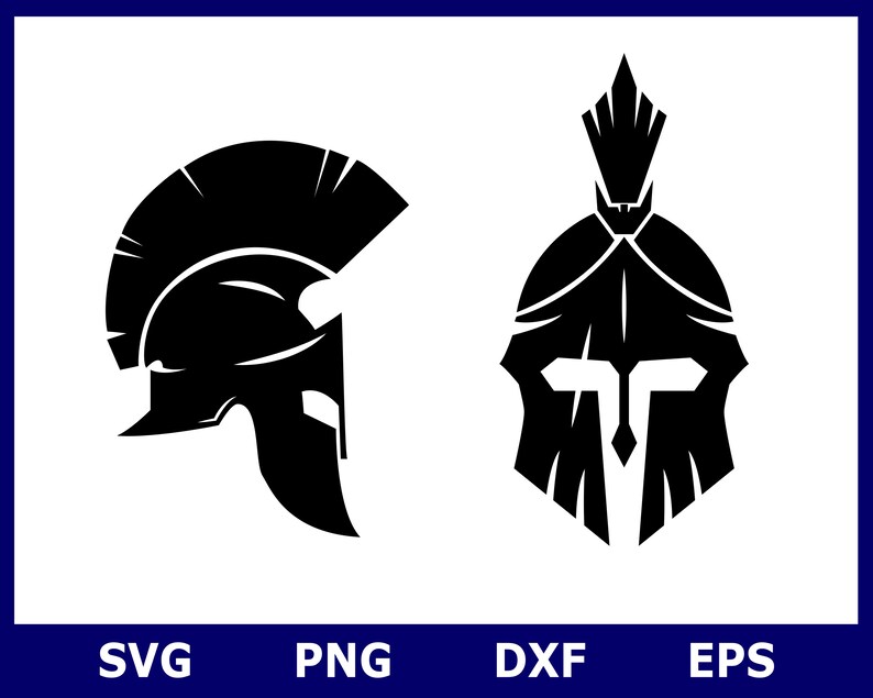 Spartan Helmet SVG Spartans PNG Clipart Vector Cricut - Etsy