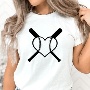 Baseball Bat Heart SVG PNG Design, Tumbler Wrap Svg Png - Etsy