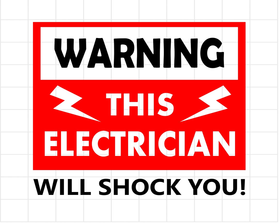 Funny Electrician SVG Png Clipart Vector Design - Etsy