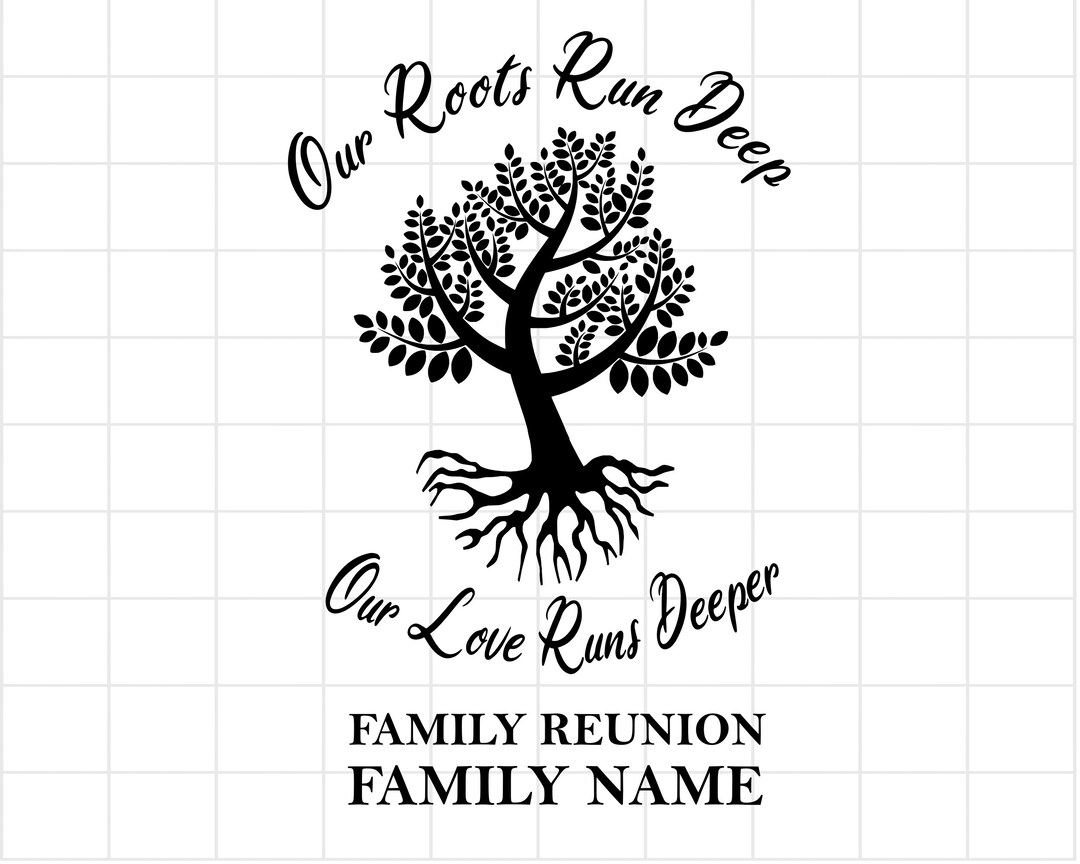 Family Reunion Png SVG Family Tree SVG PNG Clipart Vector - Etsy UK