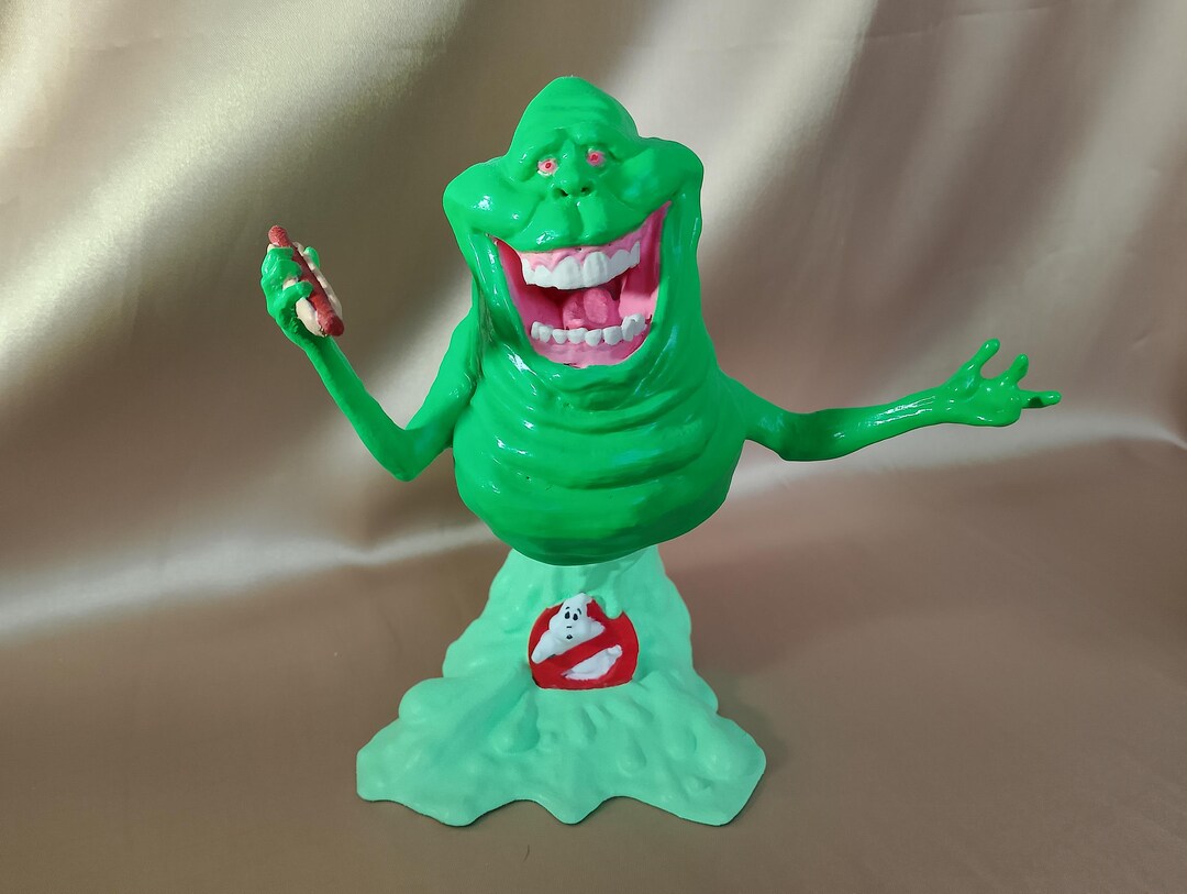 3D Printed Slimer Figurine - Ghostbusters Collectible, 20cm, Hand ...