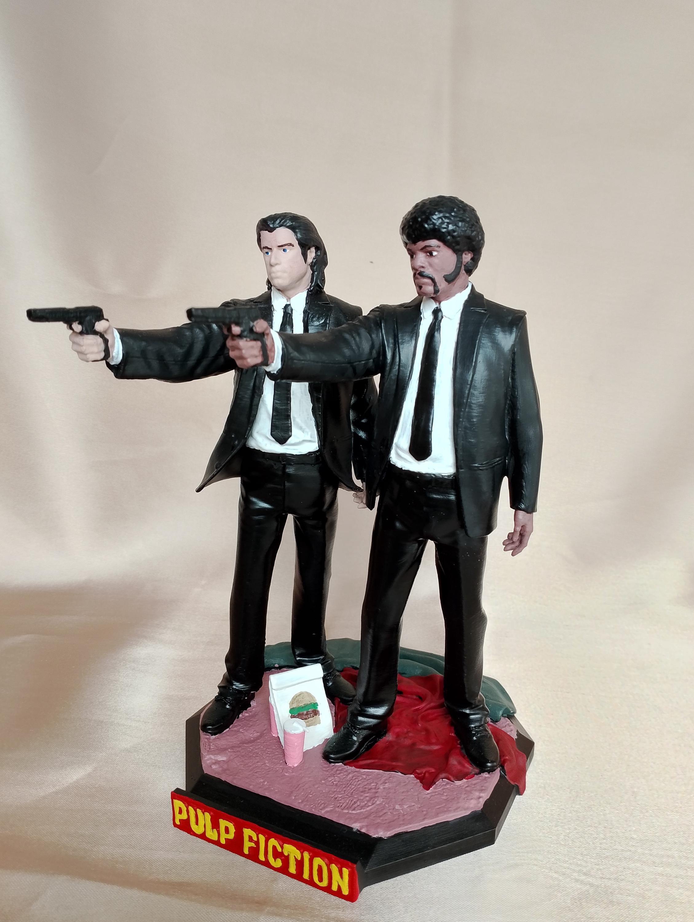 20 Cm Hand-painted 3D Printed Pulp Fiction Figure – Iconic Movie ...