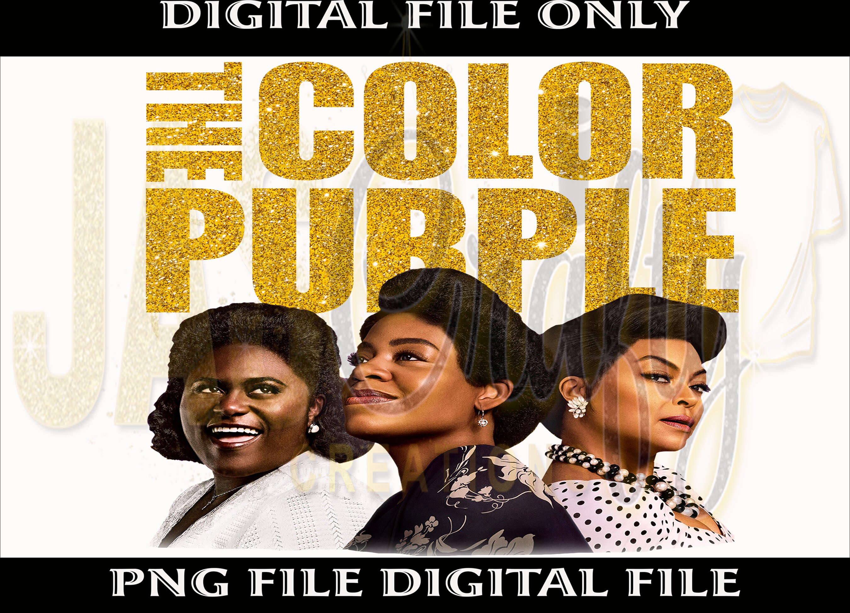 Die Farbe Lila Cast Digitale PNG Datei-Die Farbe Lila Sublimation-Celie ...