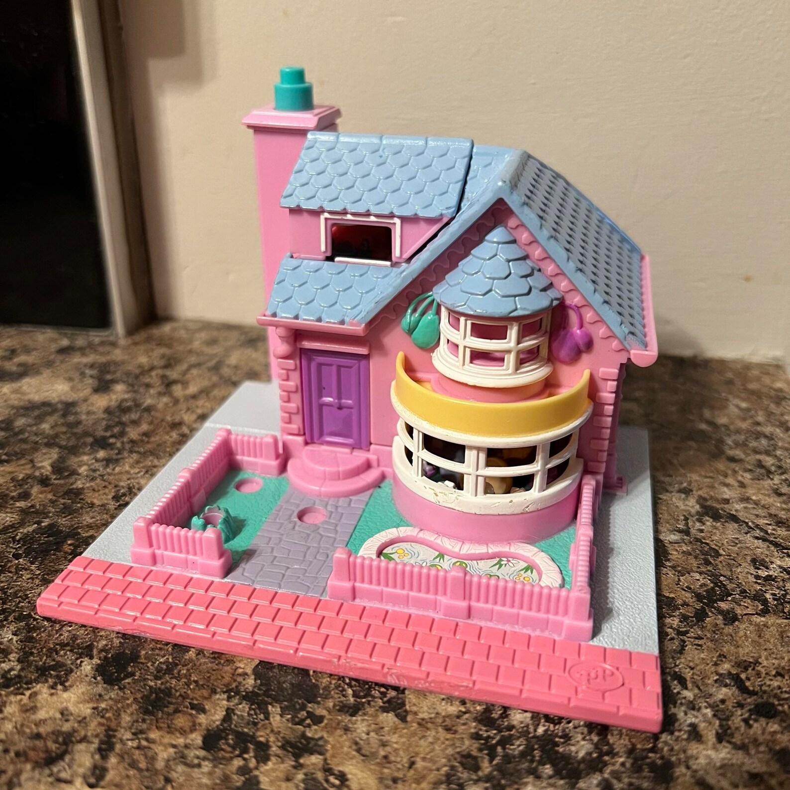 VINTAGE 1993 Original Bluebird POLLY POCKET Bay Window House Playset ...