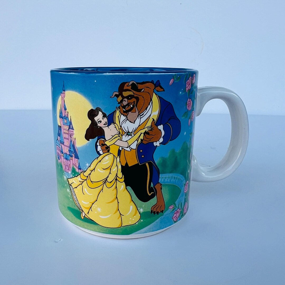 Vintage Beauty and the Beast Coffee Mug | Beast and Belle Ballroom ...