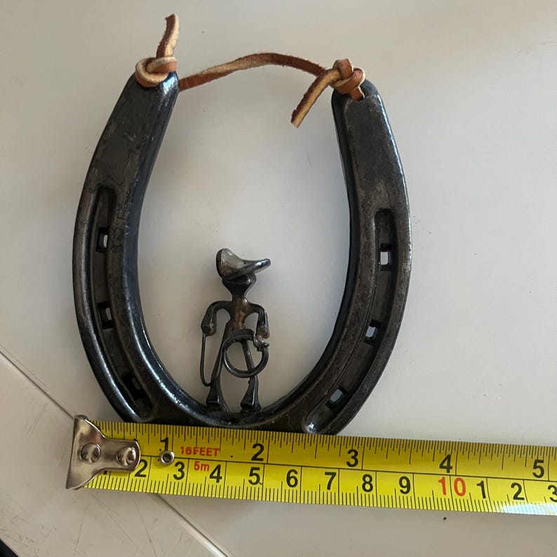 Vintage Cast Iron Horseshoe Lasso Cowboy Western Wall Decor - Etsy