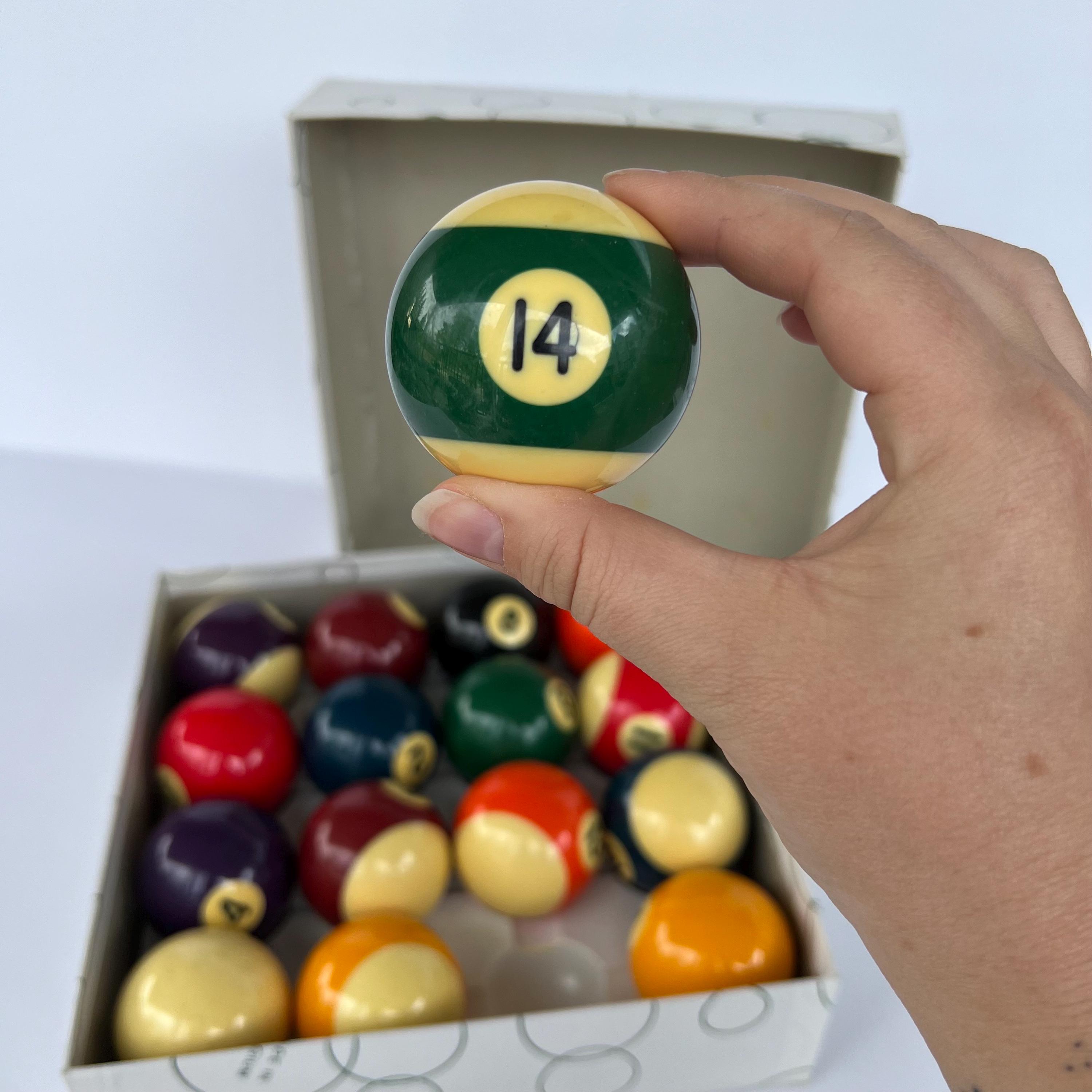 Vintage Pool Balls Set in Box 16 Balls Billiards Complete Set - Etsy