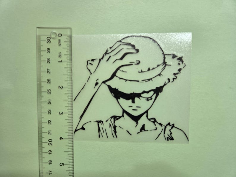 Luffy Decal - Etsy