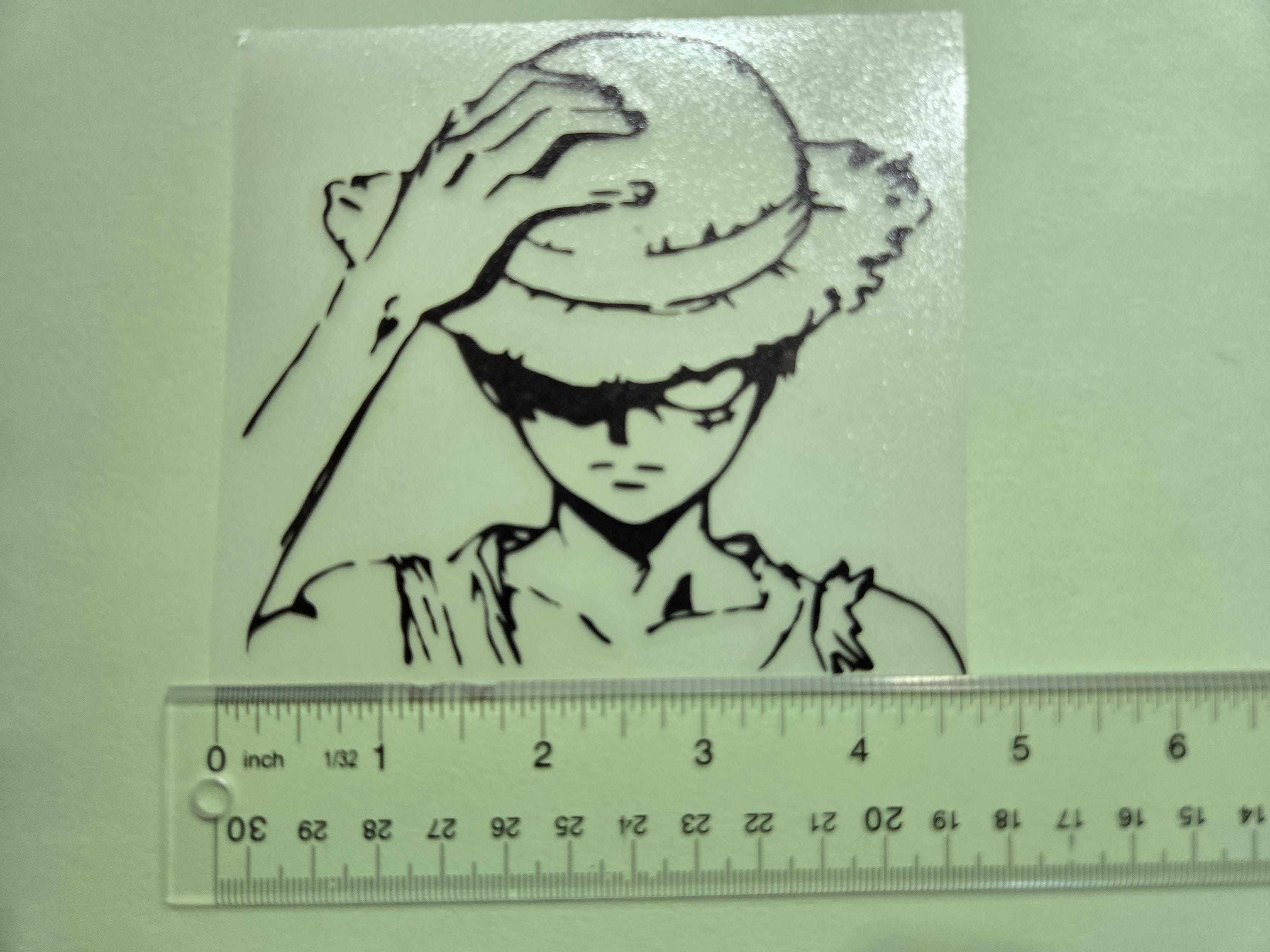 Luffy Decal - Etsy
