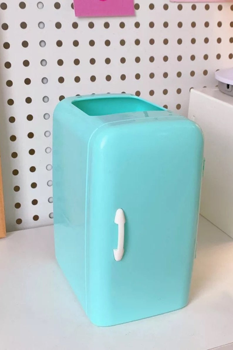 Mini Fridge Pen Holder and Storage Case | Kawaii Desk Organizer - Etsy