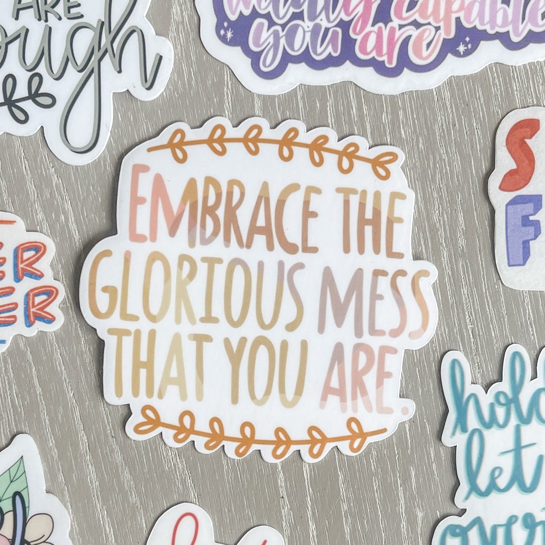 Glorious Mess Sticker - Etsy