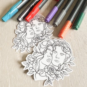 Polin Fine Line Sticker - Etsy