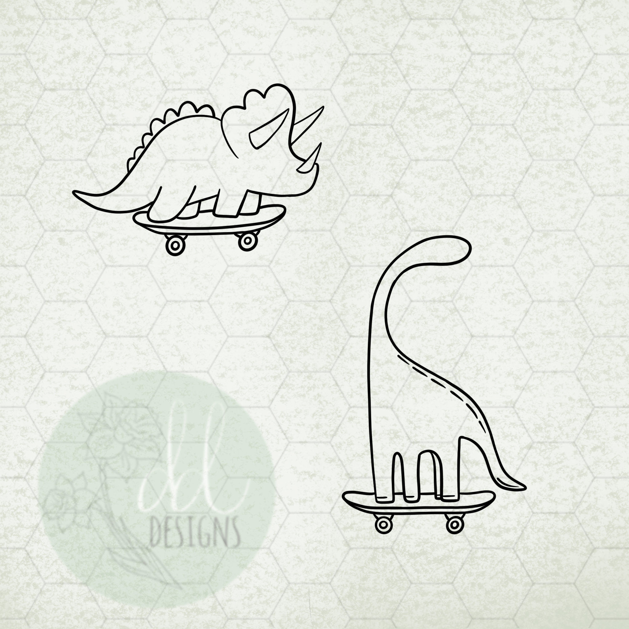 Matching Dinosaurs Digital Download - Etsy