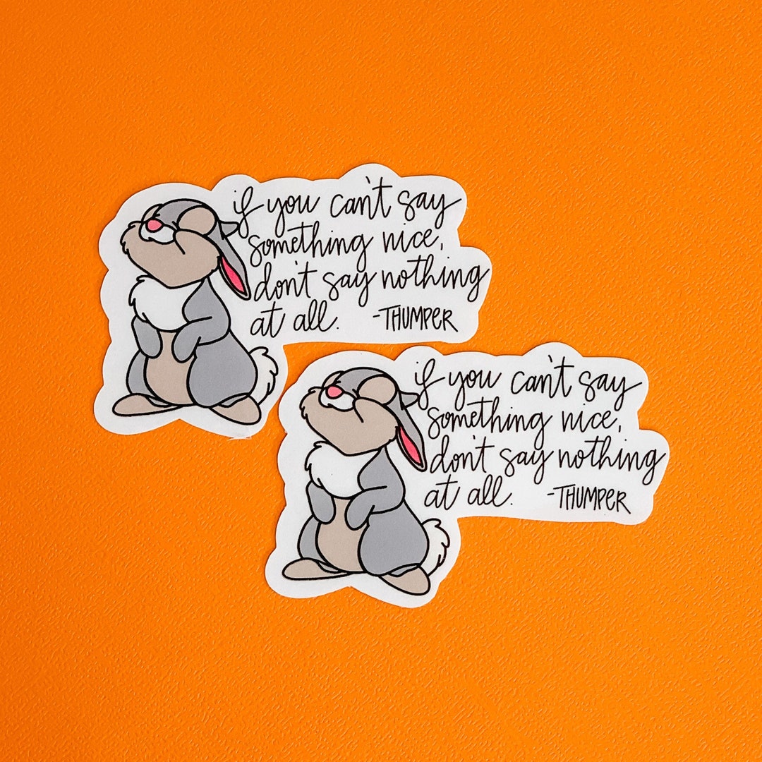 Thumper Sticker - Etsy