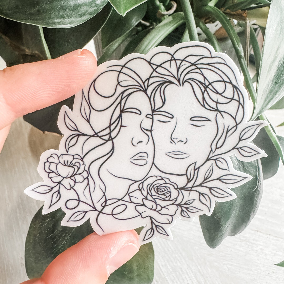 Polin Fine Line Sticker - Etsy