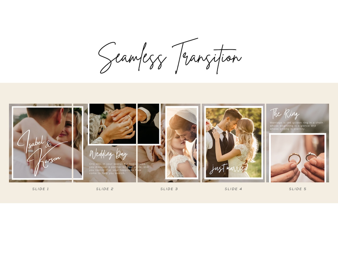 Wedding Instagram Carousel, Canva Instagram Template, Photographer ...