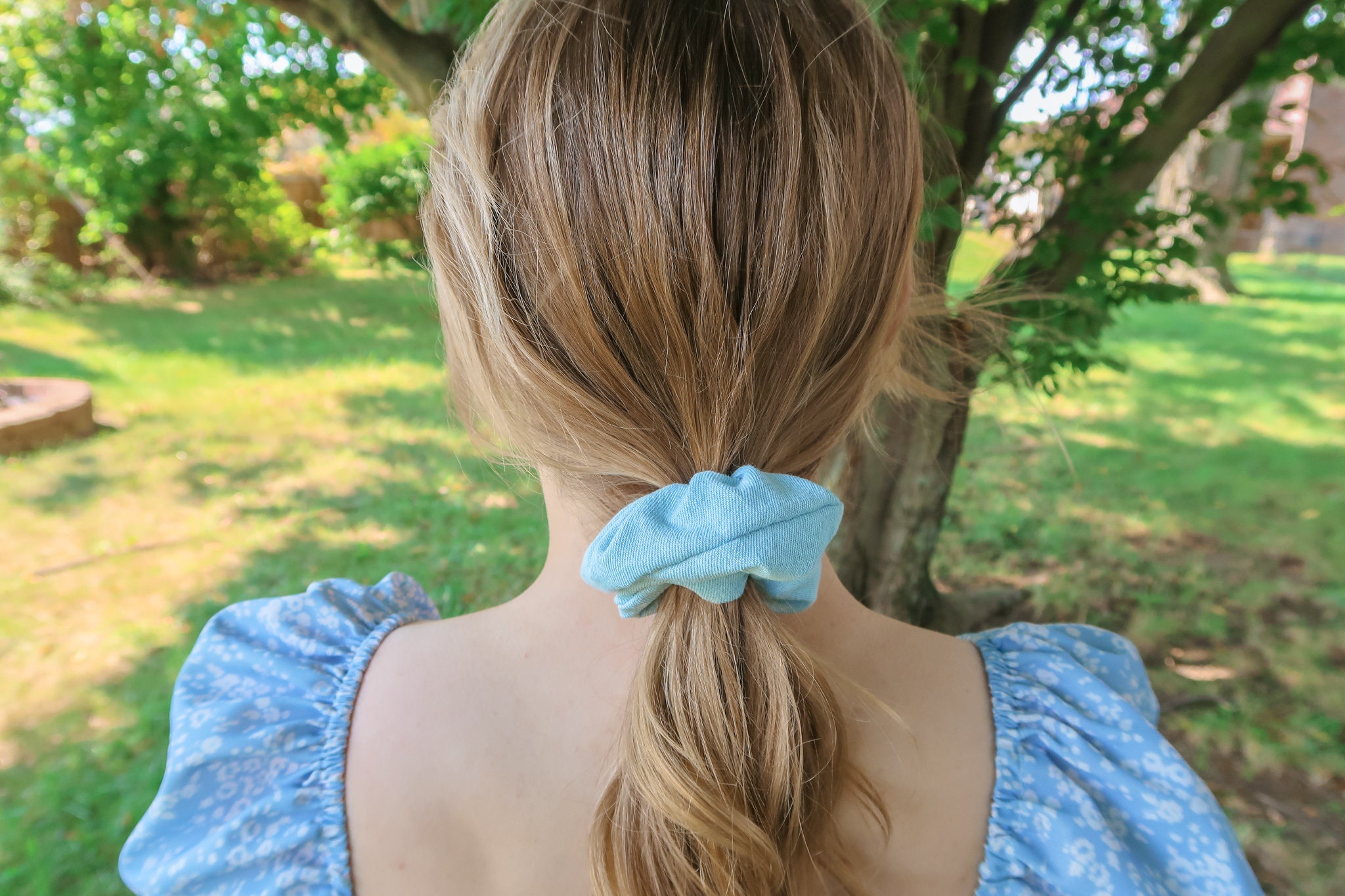 Denim Scrunchy Collection (scrunchies, Denim Scrunchies, Hair Tie, 90s ...