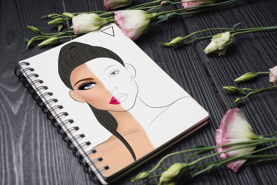 Digital Makeup Charts Face Templates - Etsy