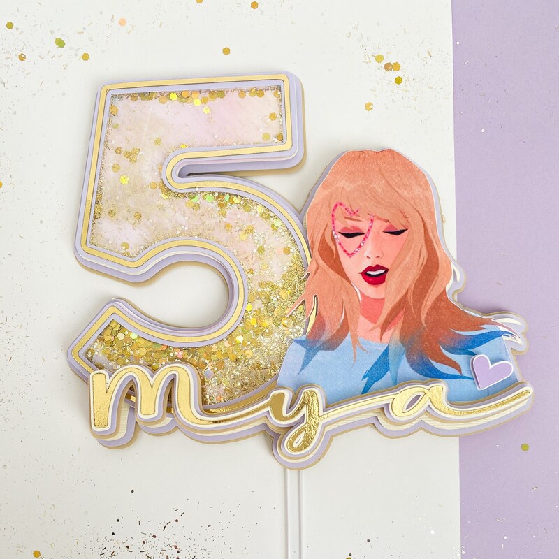 Taylor Swifts Cake Topper - Etsy