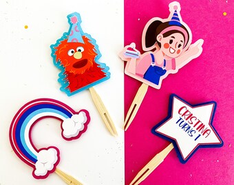 Custom Set of 3D Ms. Rachel Favor Box, Ms. Rachel Party, Ms. Rachel ...