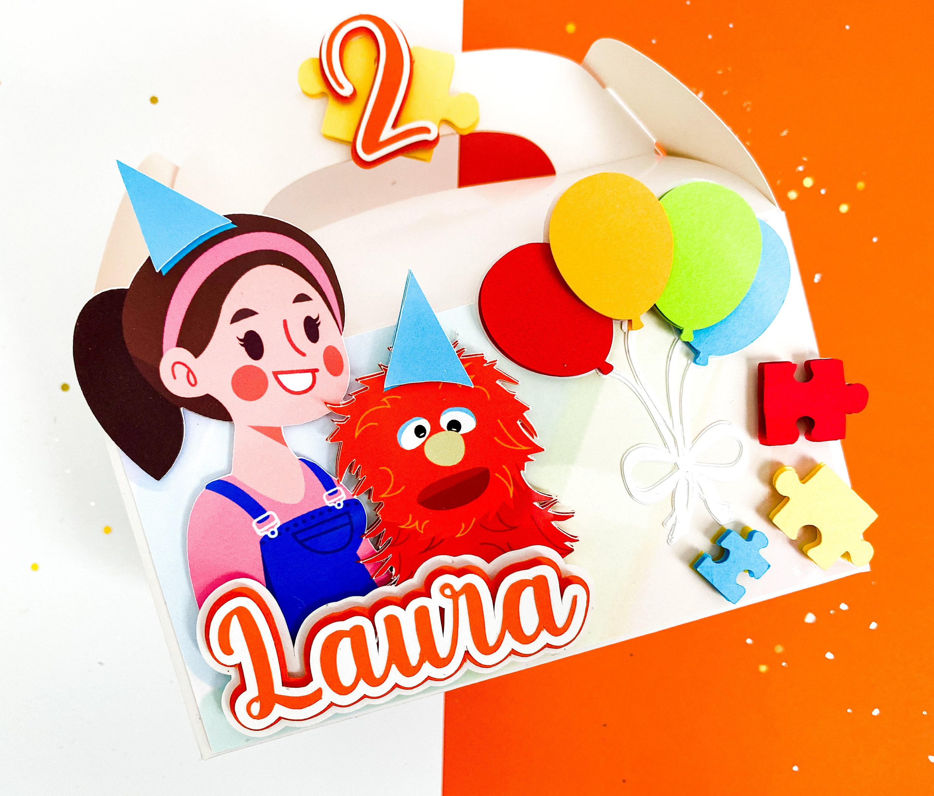 Custom Set of 3D Ms. Rachel Favor Box Ms. Rachel Party Ms. - Etsy