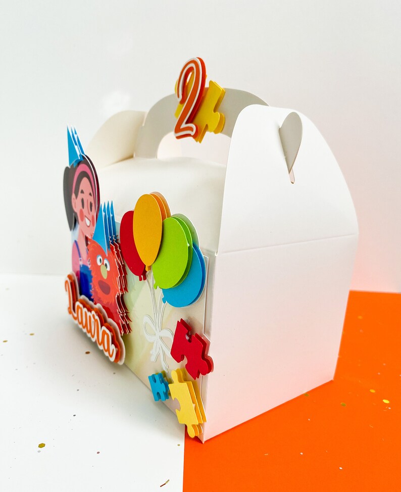 Custom Set of 3D Ms. Rachel Favor Box Ms. Rachel Party Ms. - Etsy