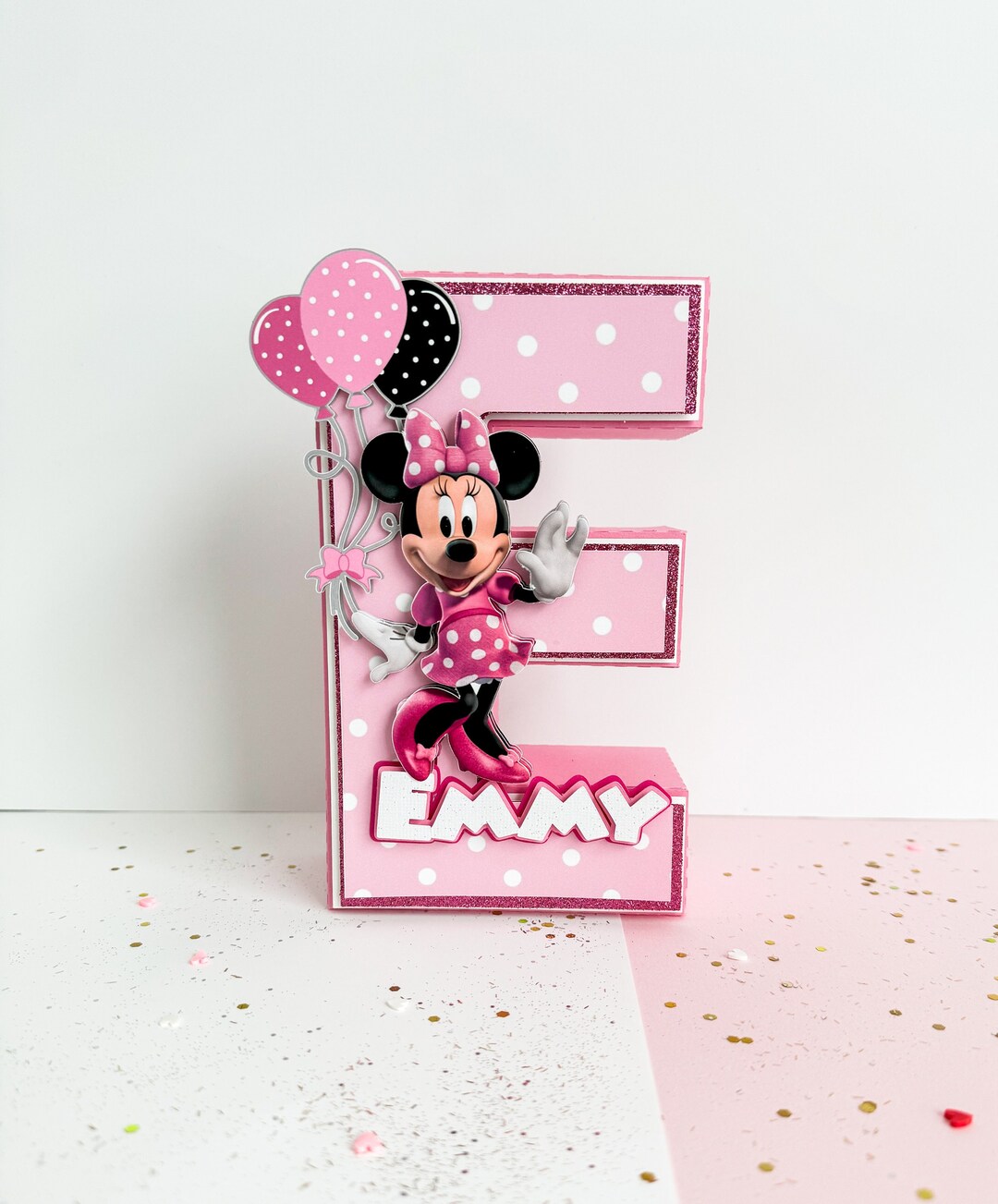 Minnie Mouse 3D Letters, Minnie Mouse Birthday Party, Minnie Mouse ...