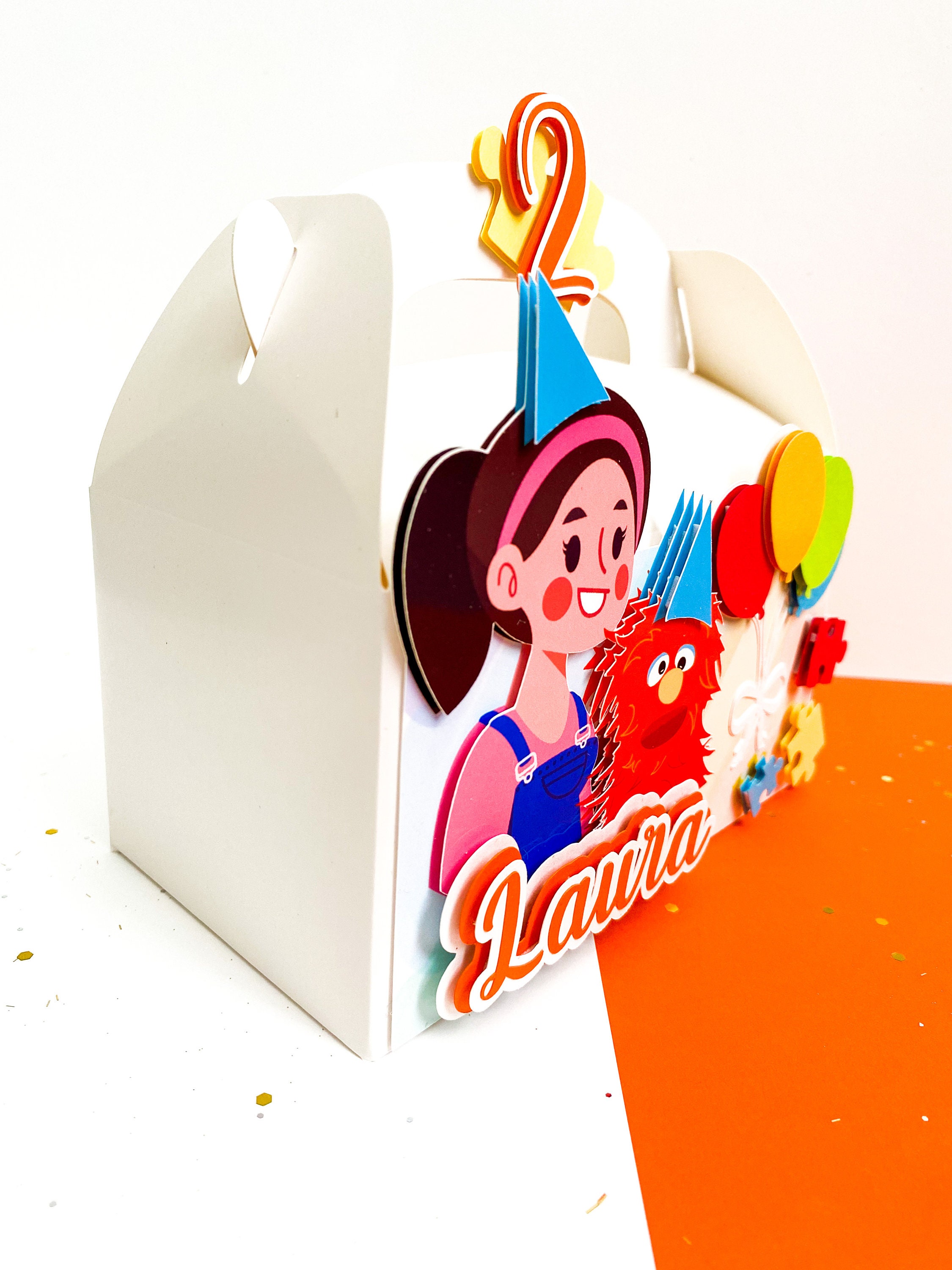 Custom Set of 3D Ms. Rachel Favor Box Ms. Rachel Party Ms. - Etsy