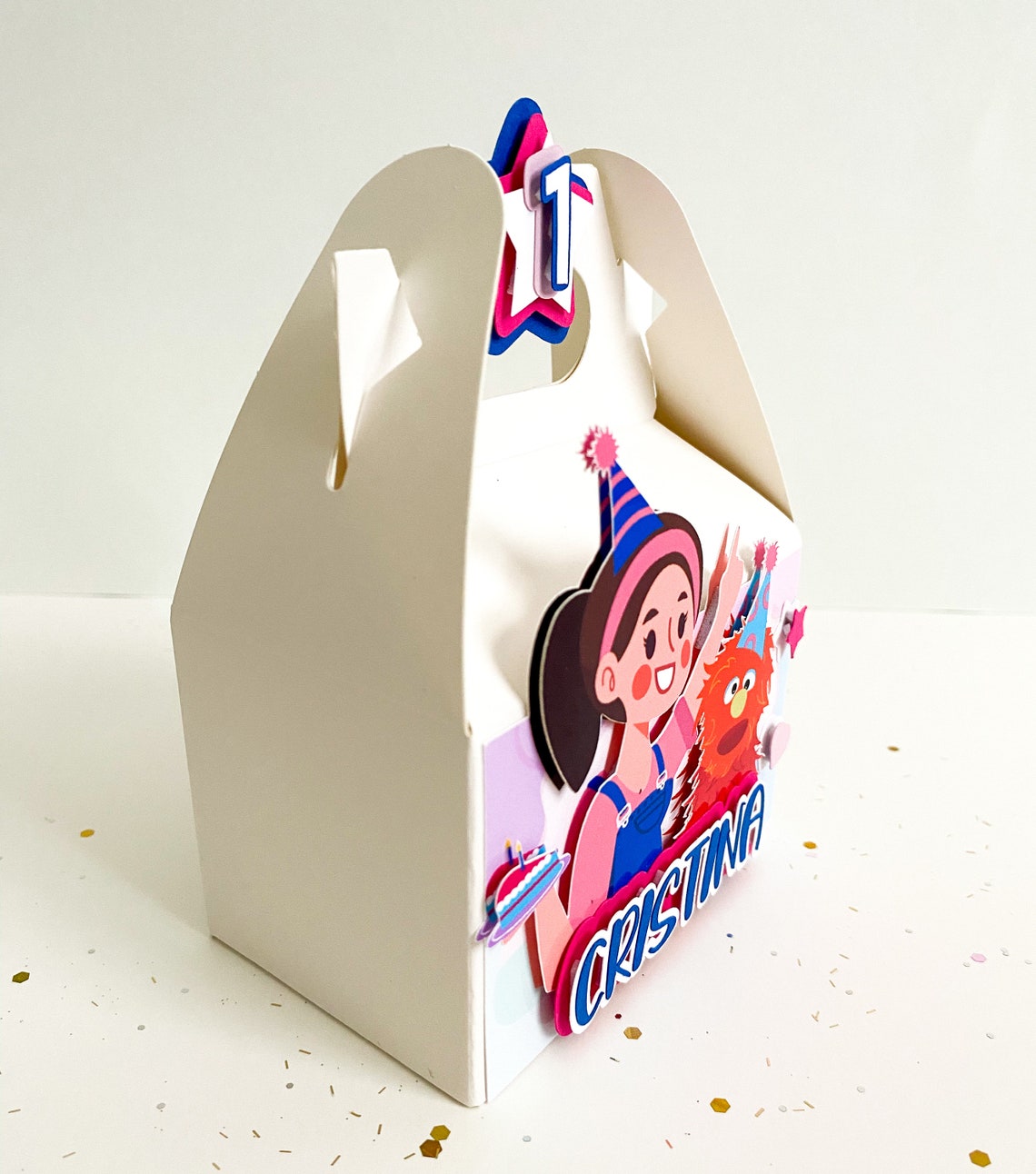 Custom Set of 3D Ms. Rachel Favor Box Ms. Rachel Party Ms. - Etsy