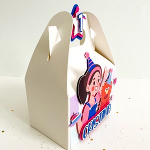 Custom Set of 3D Ms. Rachel Favor Box, Ms. Rachel Party, Ms. Rachel ...