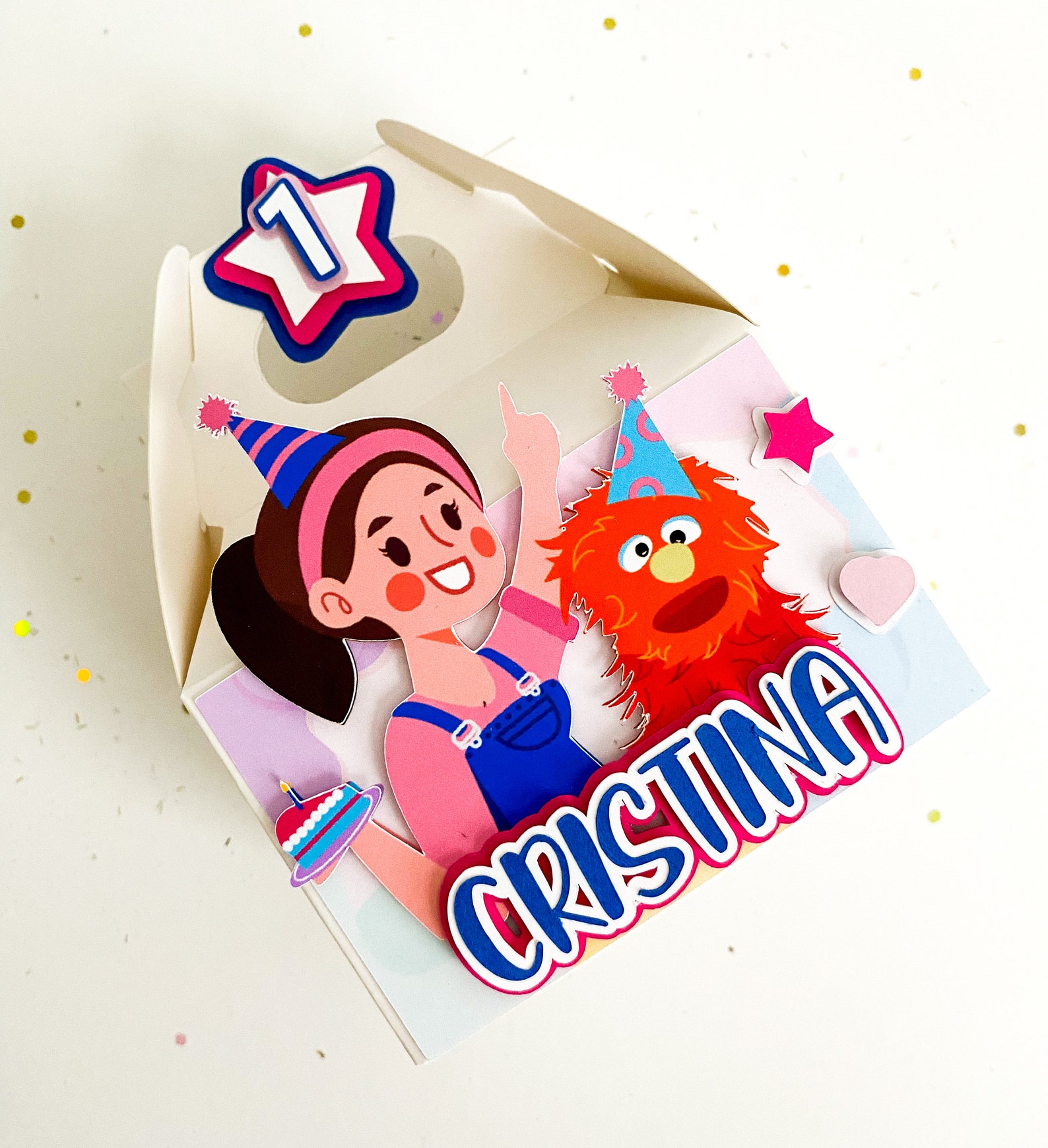 Custom Set of 3D Ms. Rachel Favor Box Ms. Rachel Party Ms. - Etsy