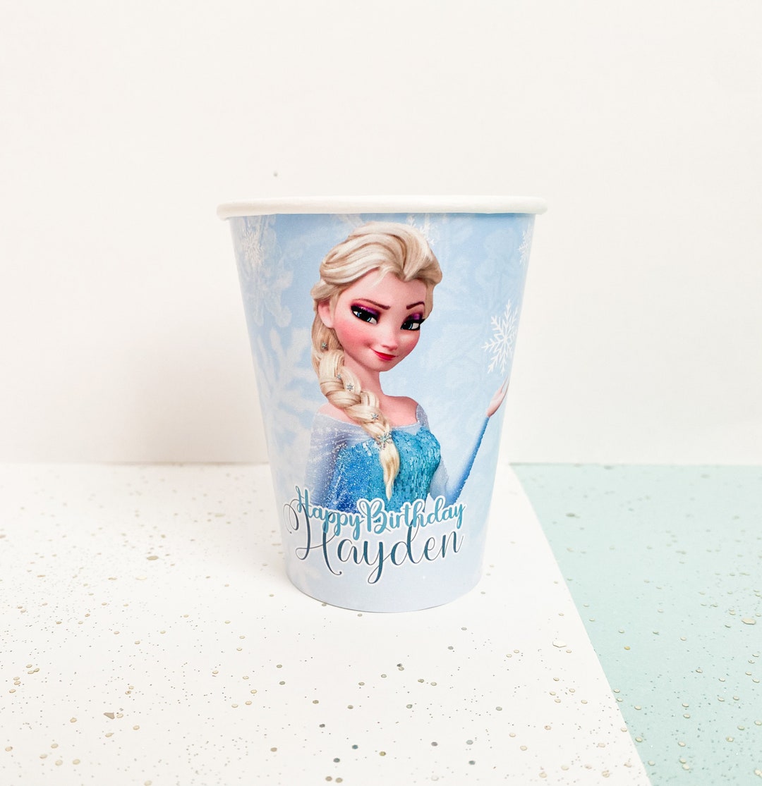 Custom Set of 20 Frozen Party Cups 9oz Frozen Birthday - Etsy