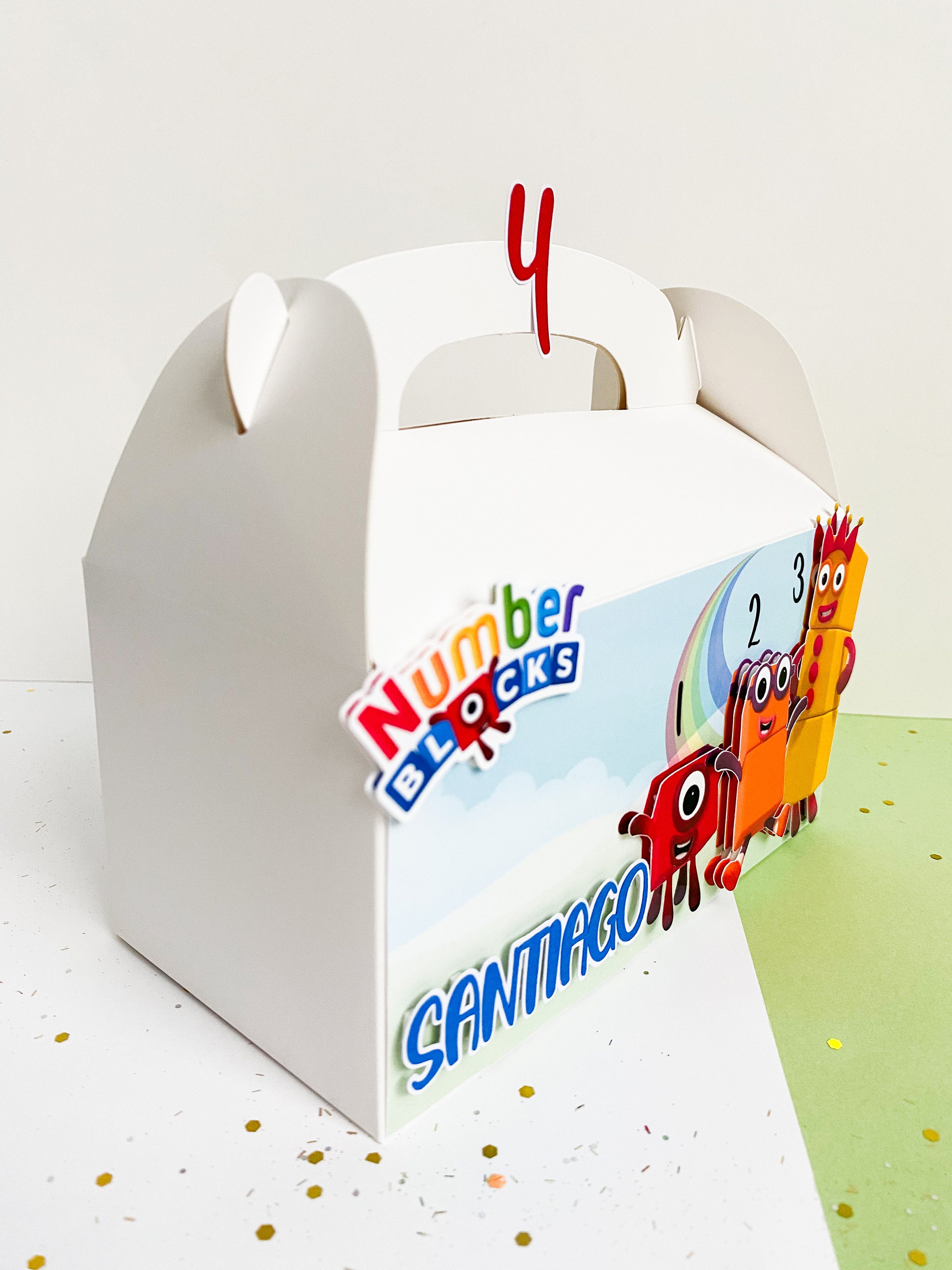 Custom Set of 3D Numberblocks Favor Box Numberblocks Party - Etsy México