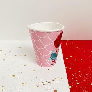 Custom Set of 20 the Little Mermaid Party Cups 9oz, the Little Mermaid ...
