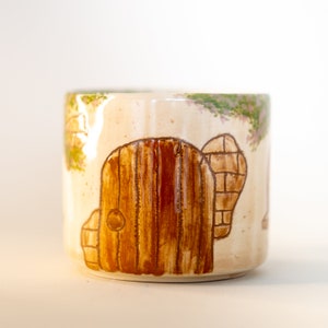 House Coffee Mug | Vintage House Decorated Coffee Cup | Large Handmade ...
