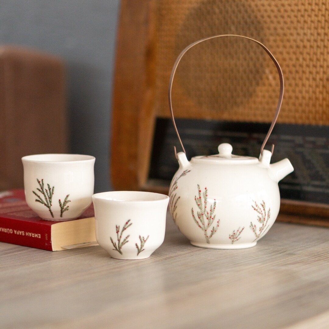 Japanese Tea Set - Teapot Set, Handmade Ceramic Tea Set, Wedding Gift ...