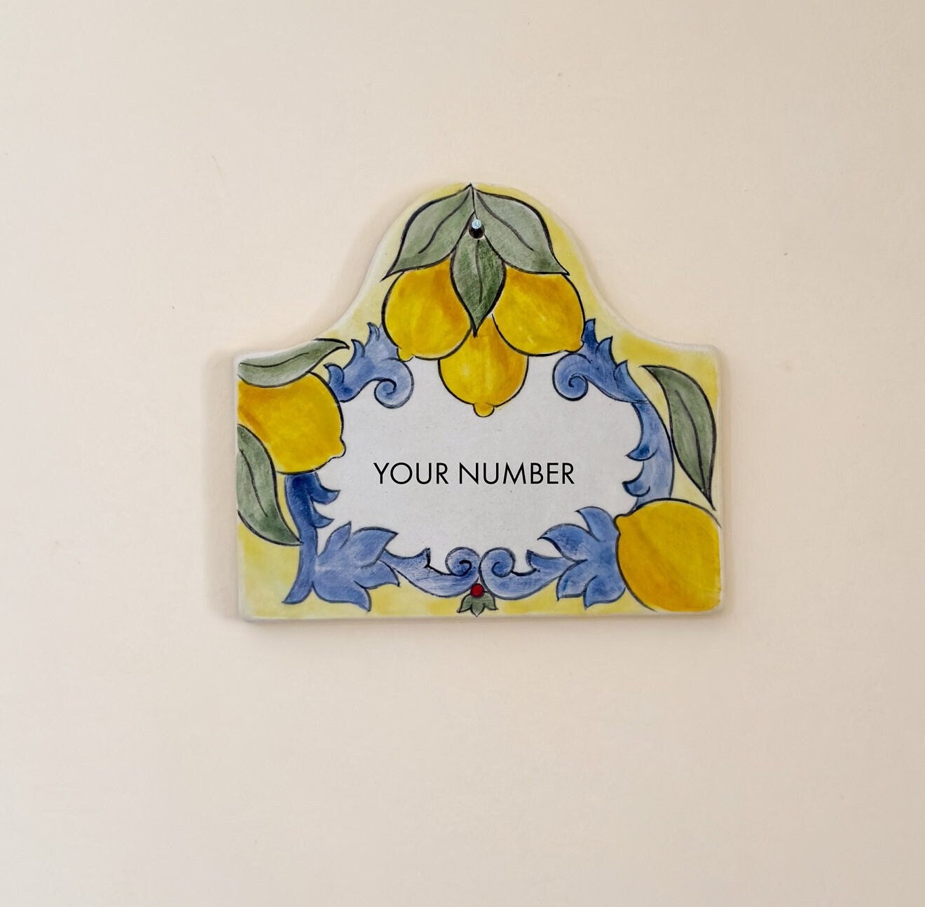House Number Sign Ceramic Address Sign Handmade House Number - Etsy