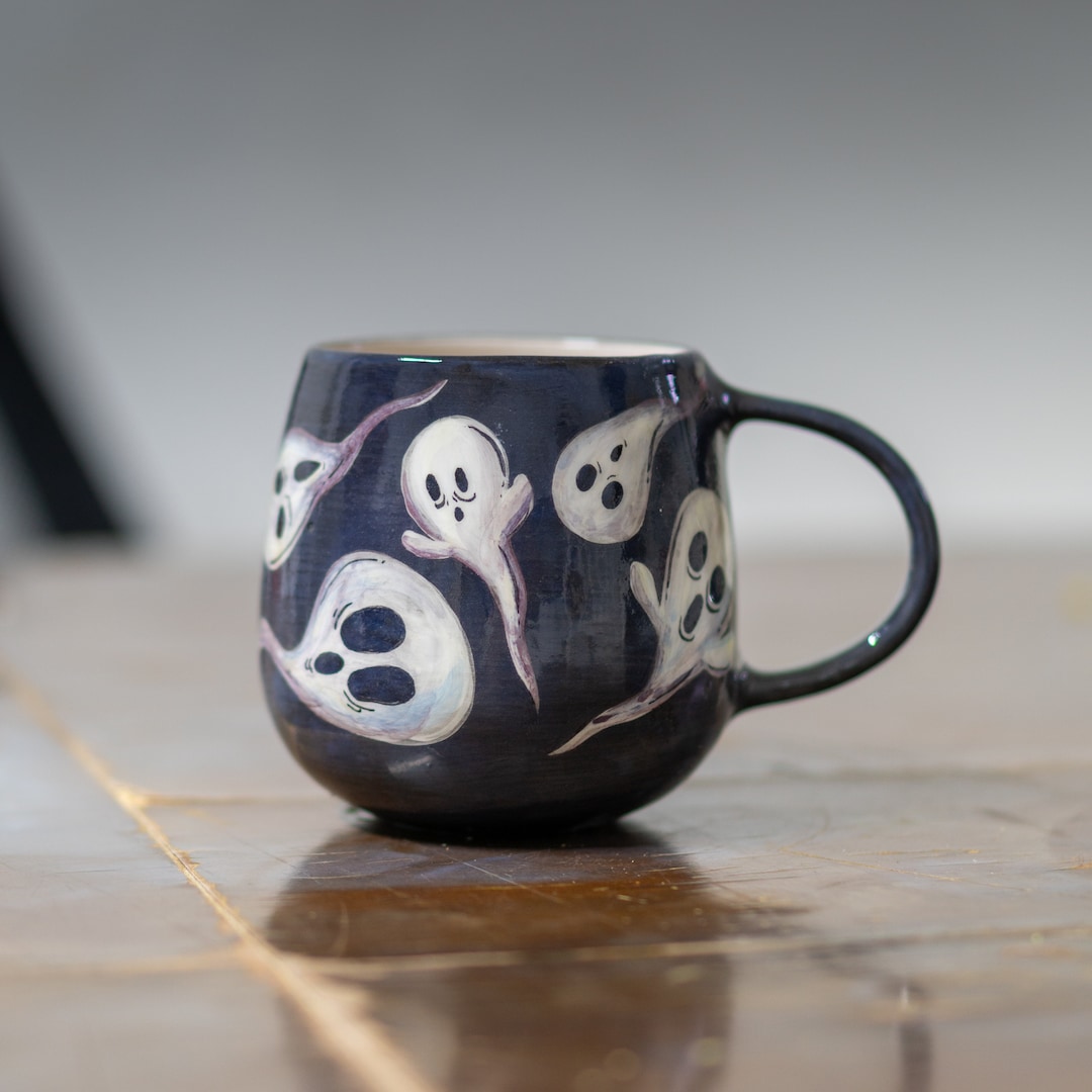 Ghost Mug - Halloween Gift, Cute Coffee Cup, Haunted Mug - Etsy