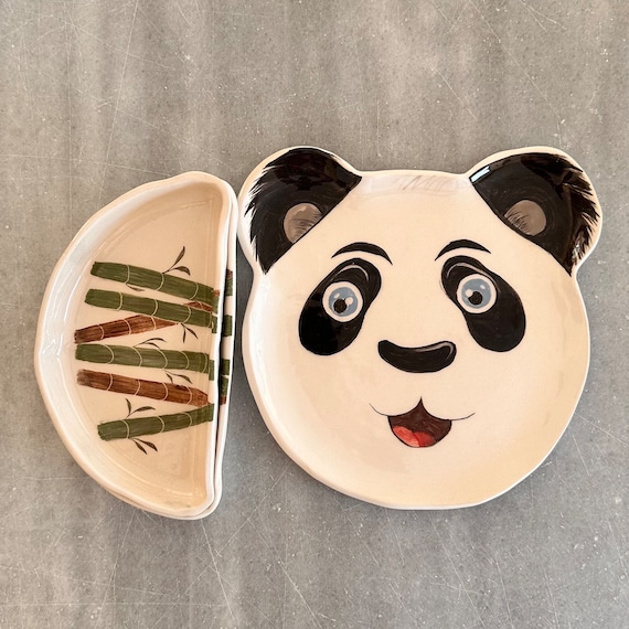 Panda Mask Paper Plate